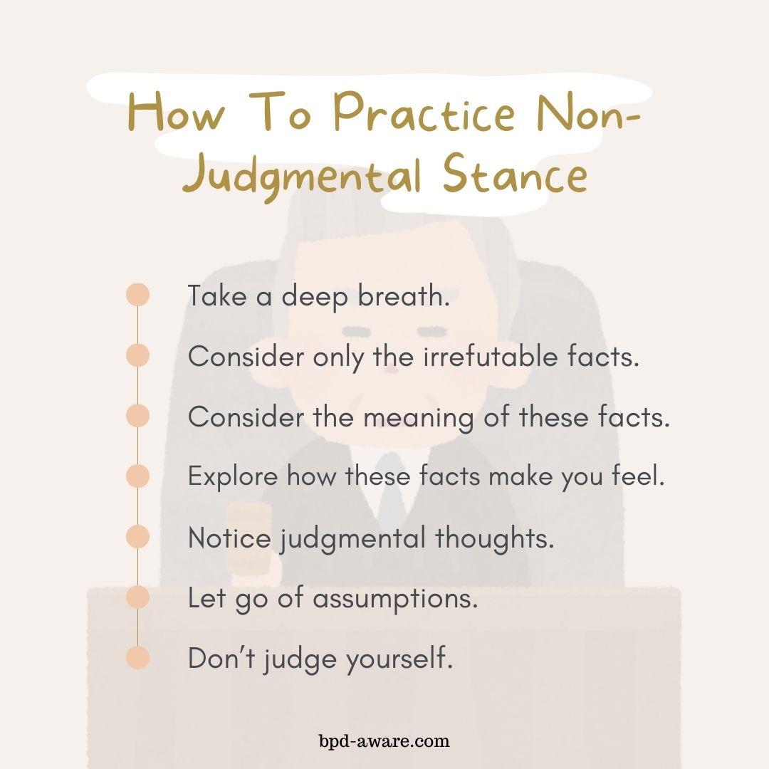 DBT Skills: Non-Judgmental Stance - BPD Aware