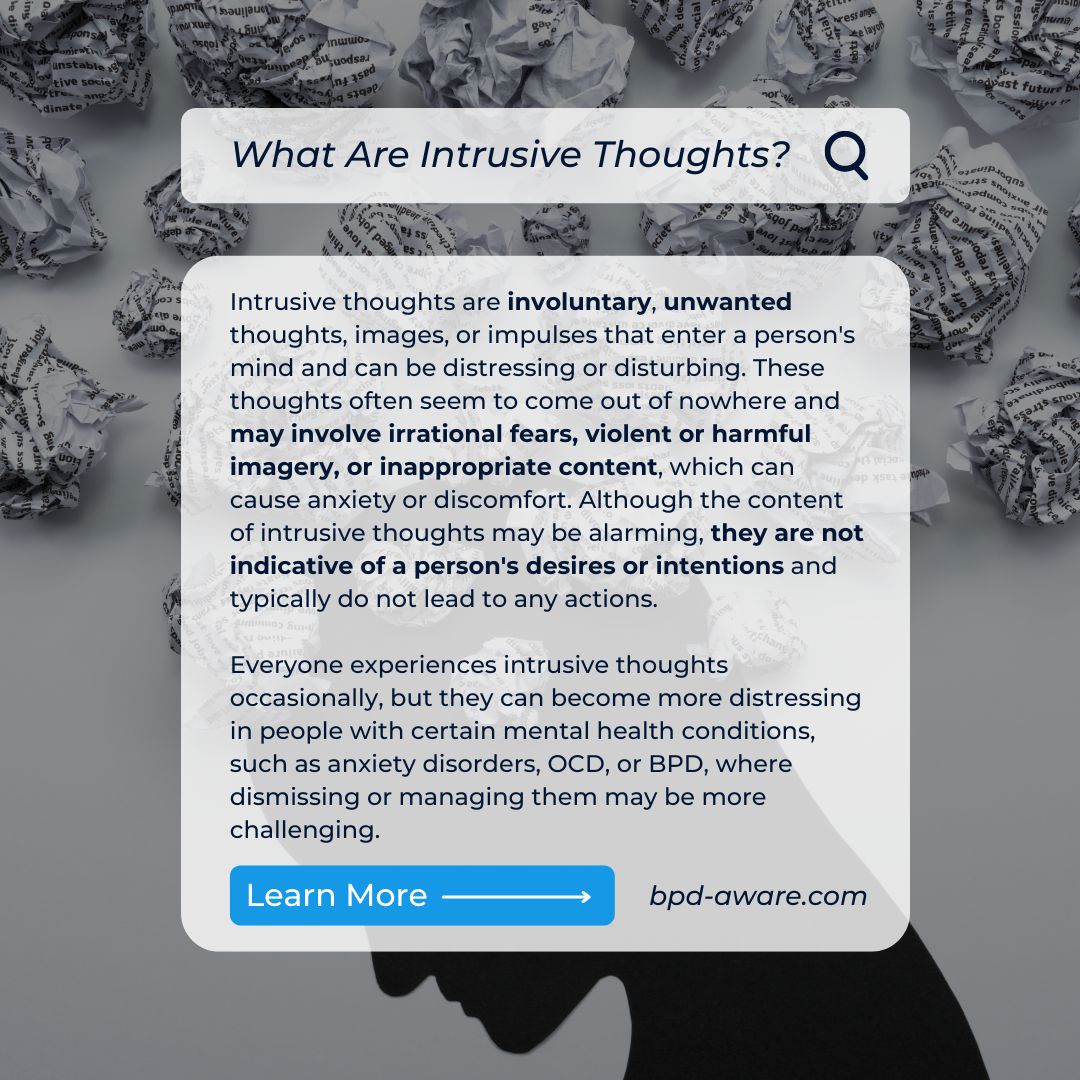 Borderline Personality Disorder (BPD) and Intrusive Thoughts - BPD Aware