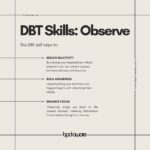 DBT Skills: Observe - BPD Aware